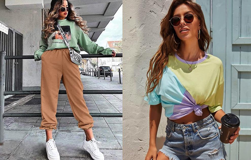 Fashion Gen Z Dan Potret Seorang Model Di Kota Di Atap Dengan Pakaian