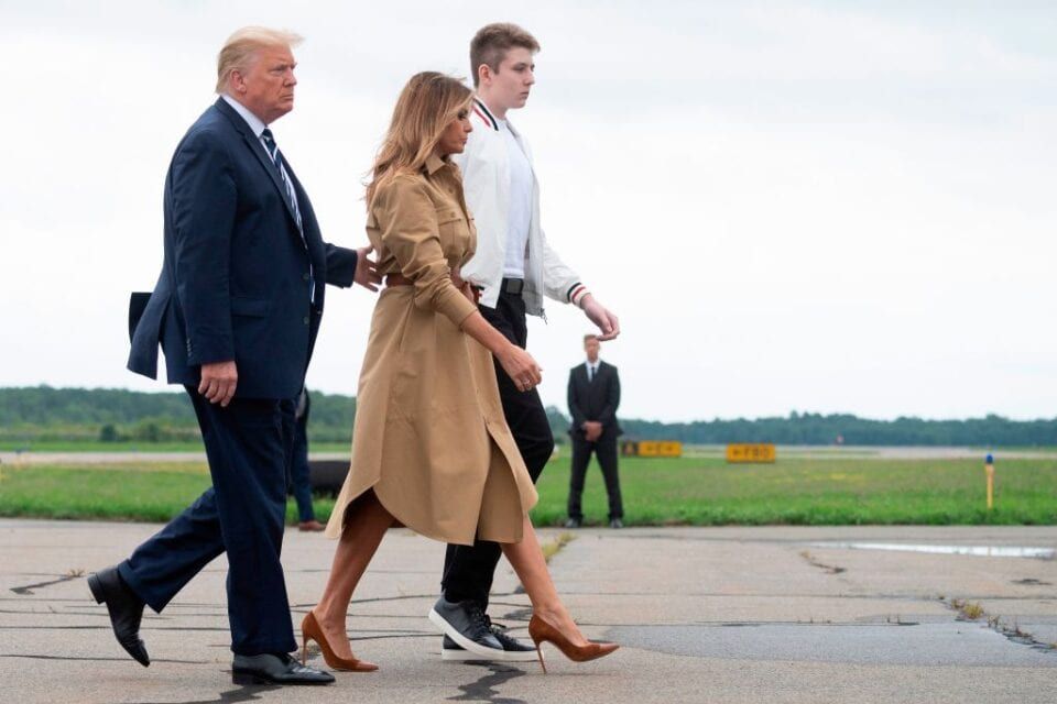 Body Language Expert Reveals Hidden Meaning Of Barron Trump's Hand ...