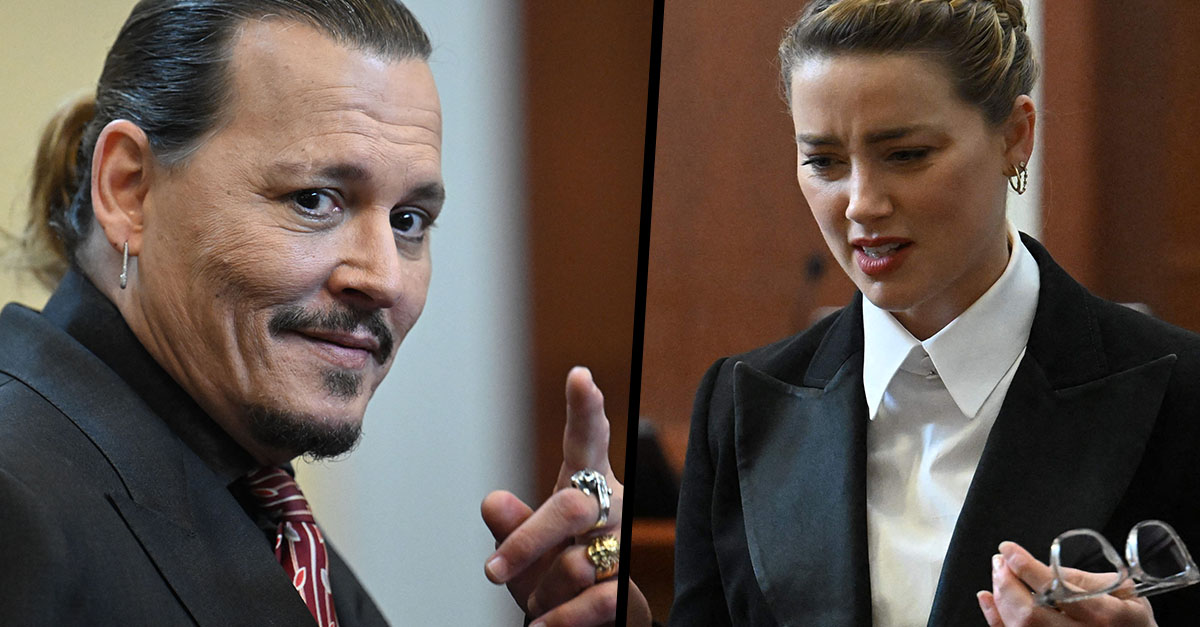 Johnny Depp Hugs Lawyer as Judge Denies Amber Heard’s Request