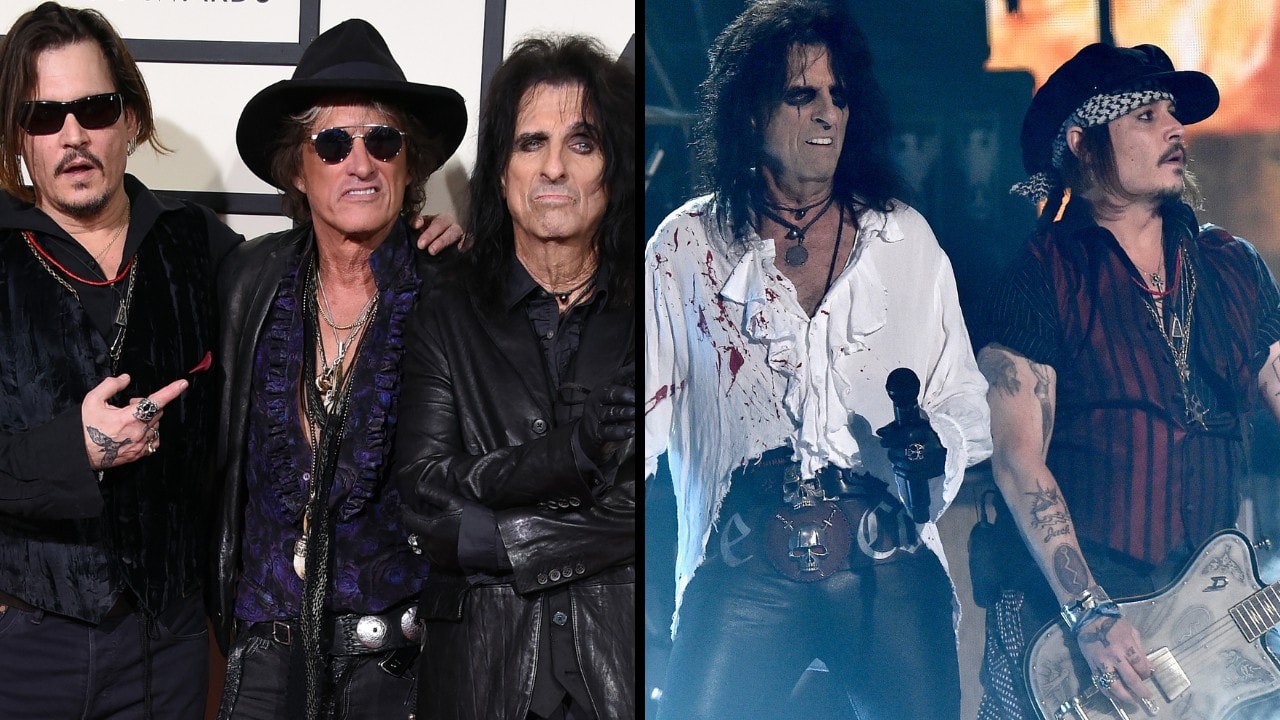 Johnny Depp Reunites With Hollywood Vampires for Overseas Tour