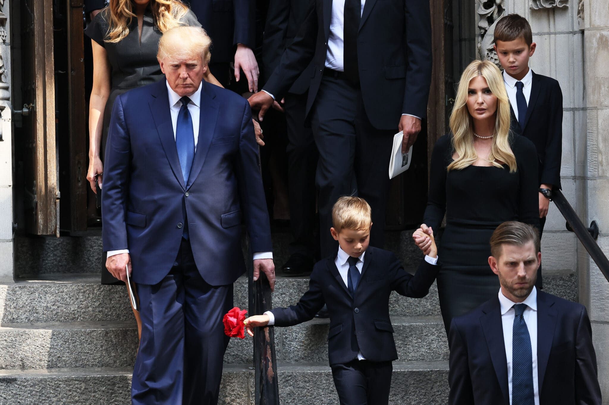 Picture Of Barron Trump During Rare Public Appearance