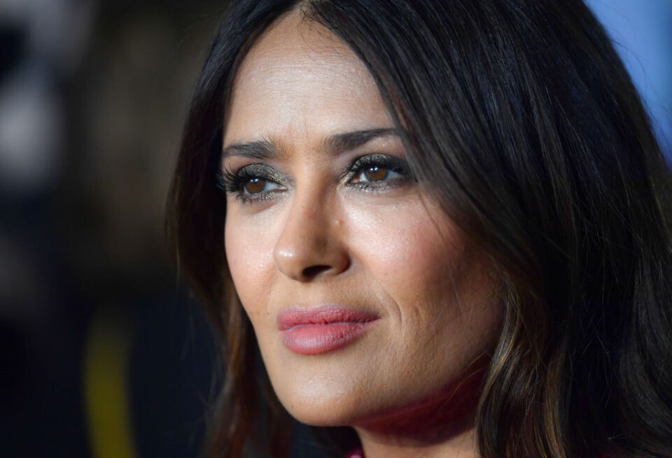 Salma Hayek Proves to Fans her Breasts Are Real