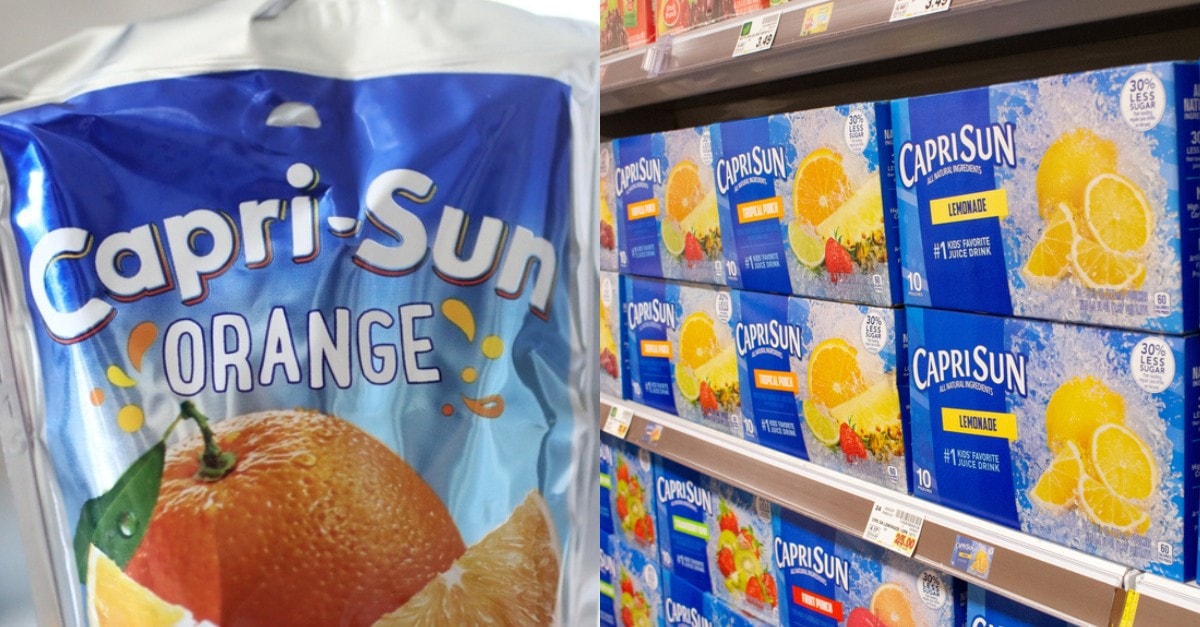 Capri Sun Recalls Thousands of Pouches