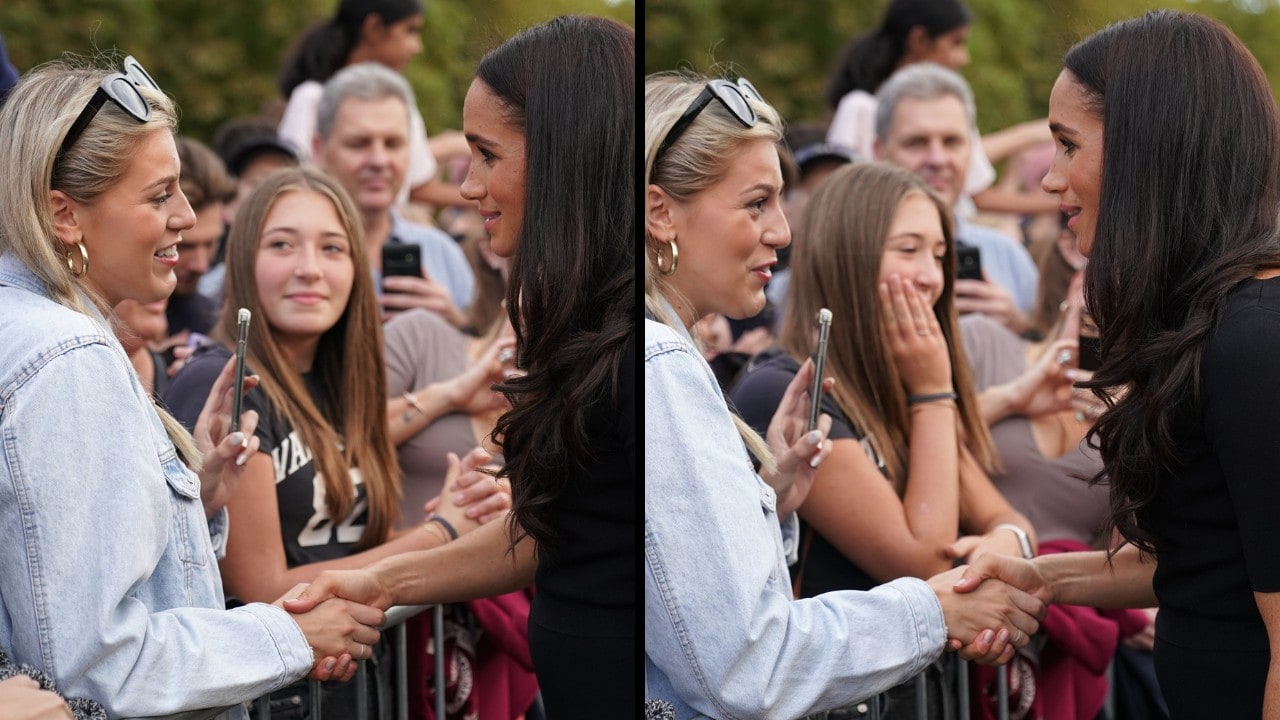 Meghan Markle Fan in Awe as She Viewed Tributes to Queen