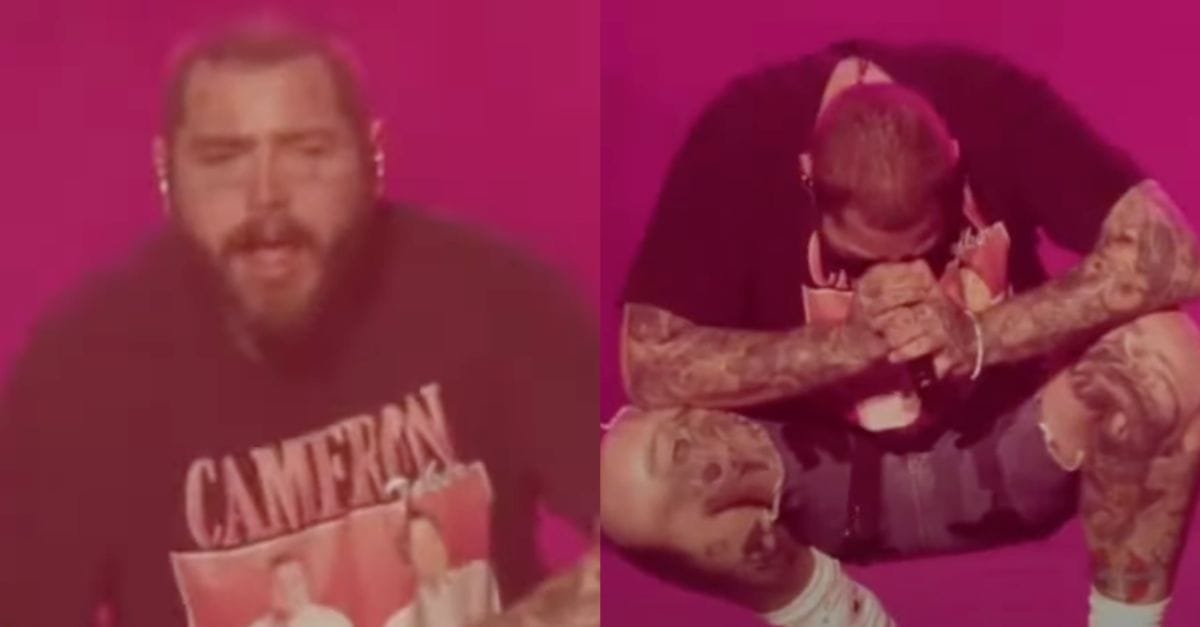Post Malone Sparks Concern as Footage Shows Him Twitching Onstage