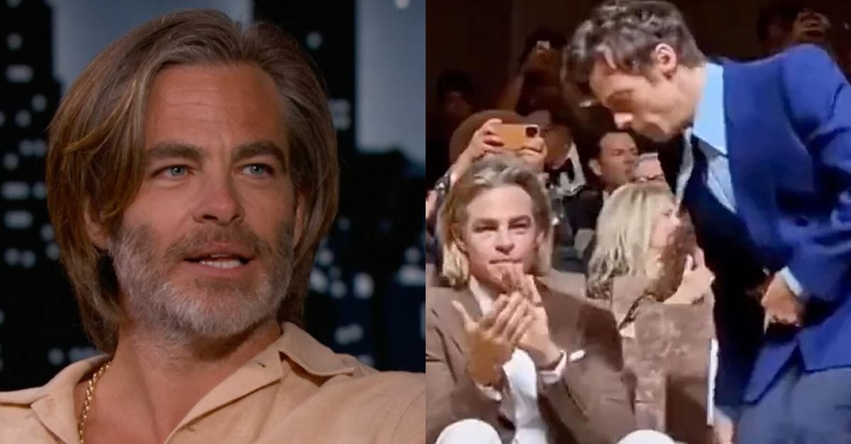 Chris Pine Finally Explains Harry Styles ‘Spitting Incident’ at Premiere