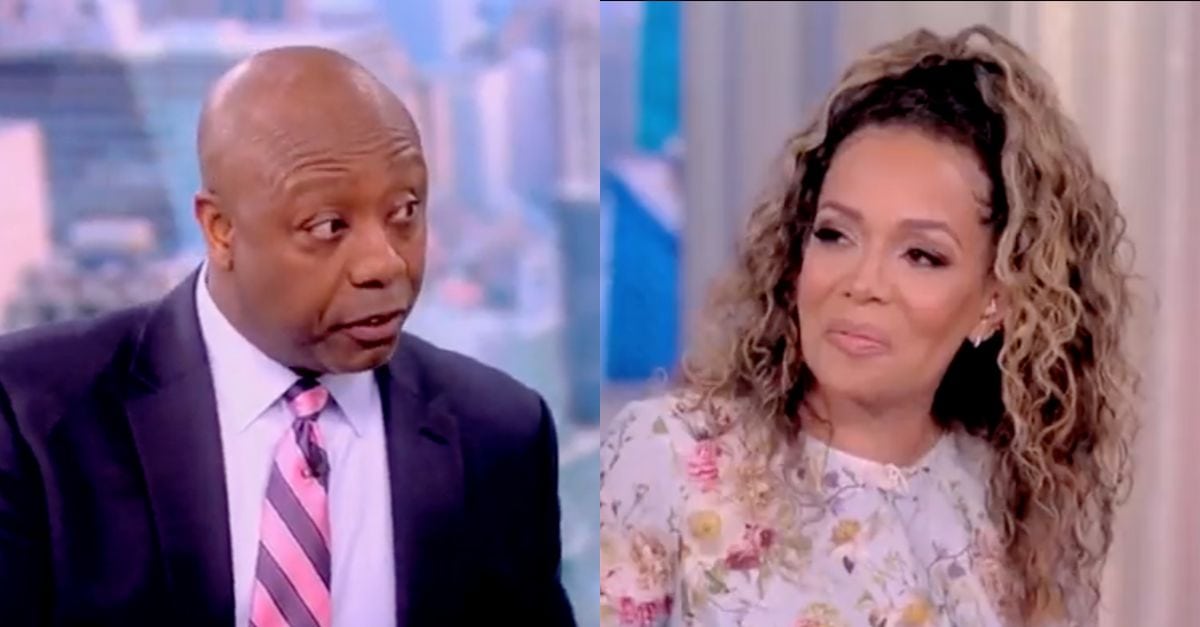 ‘The View’ Host Sunny Hostin and Tim Scott Caught Mid-Argument After ...