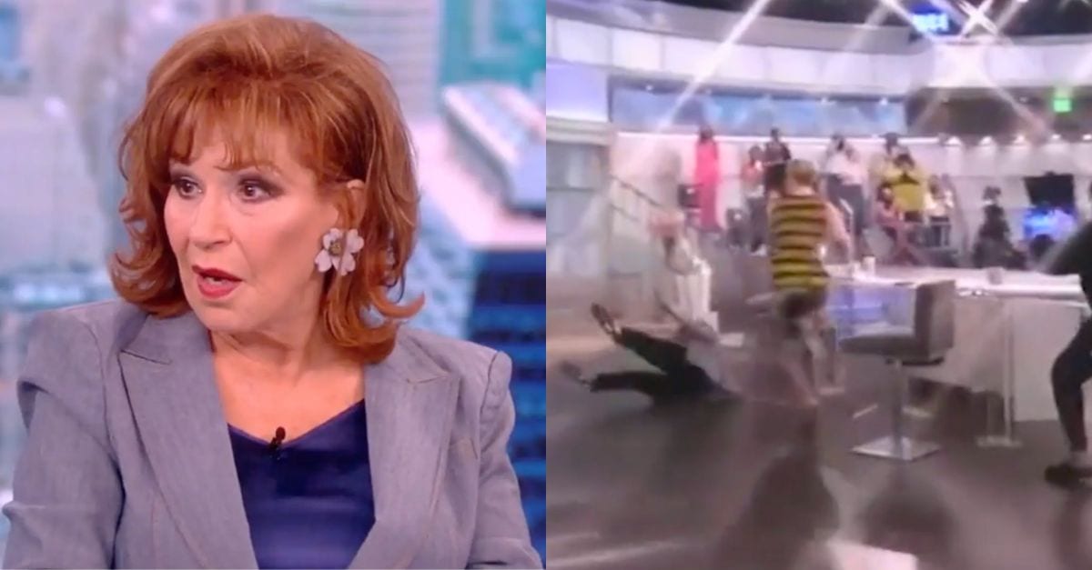 Joy Behar Brutally Face Plants On ‘The View’ After Missing Her Seat