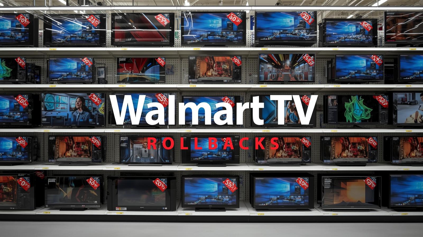 The Big Screen Break: Top Walmart TV Rollbacks 📽️🍿 Shopping - 22 Words
