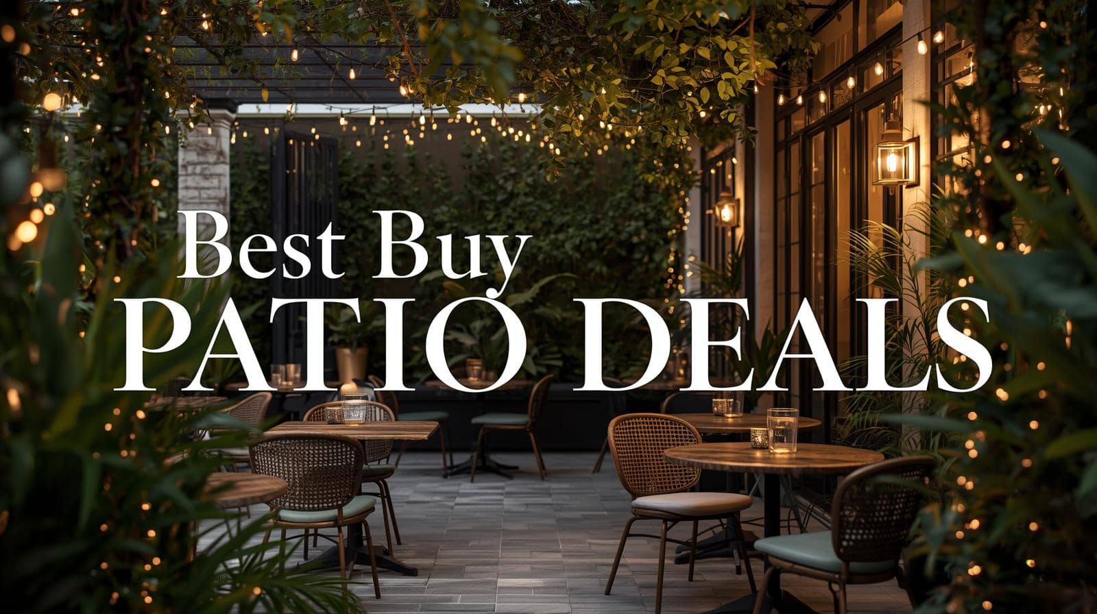 Best Buy Deals to Upgrade Your Patio! Shopping - 22 Words